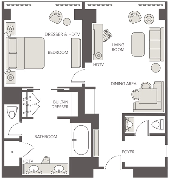 Signature Suite | Luxury Boston Hotel | Encore Boston Harbor
