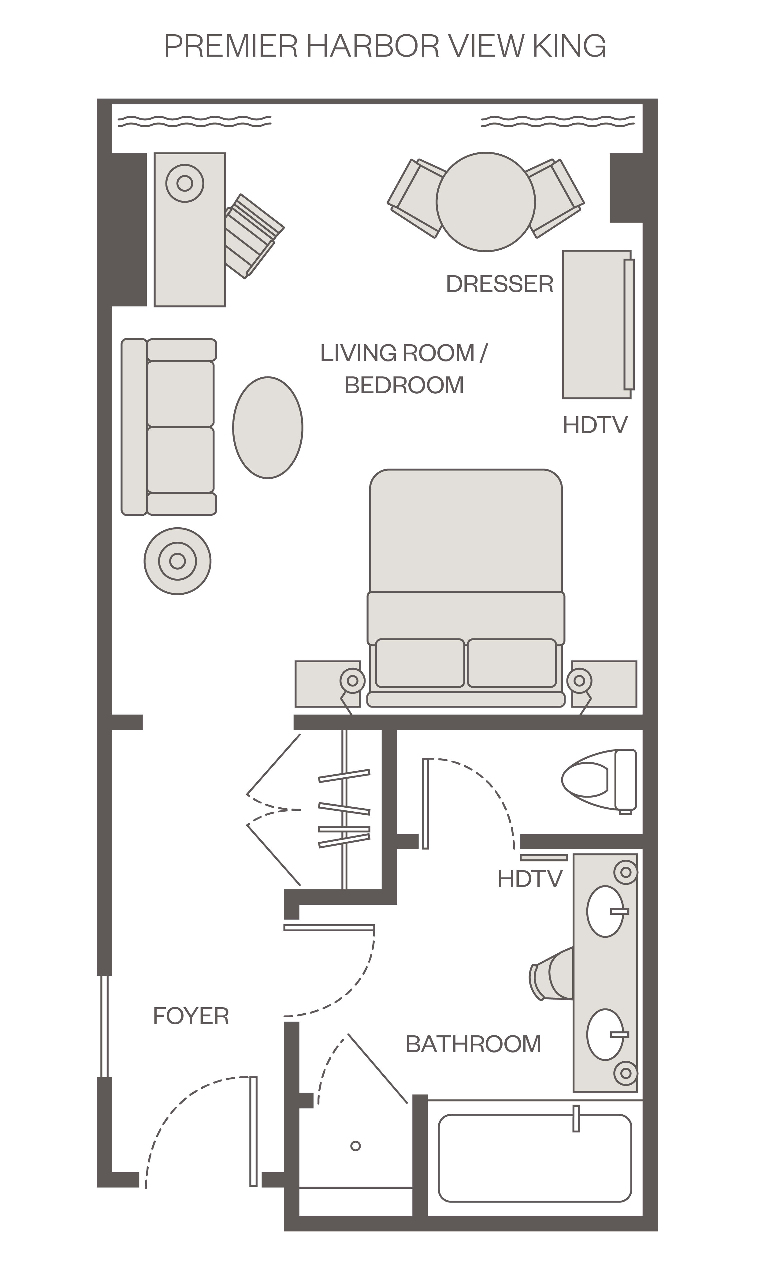 Premier Harbor View King | Encore Boston Harbor | Luxury Boston Hotel