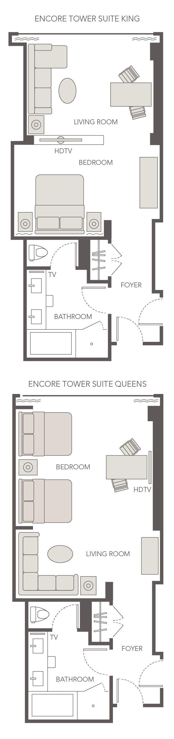 Encore Tower Suite Two Queen | Las Vegas Suites | Wynn Las Vegas
