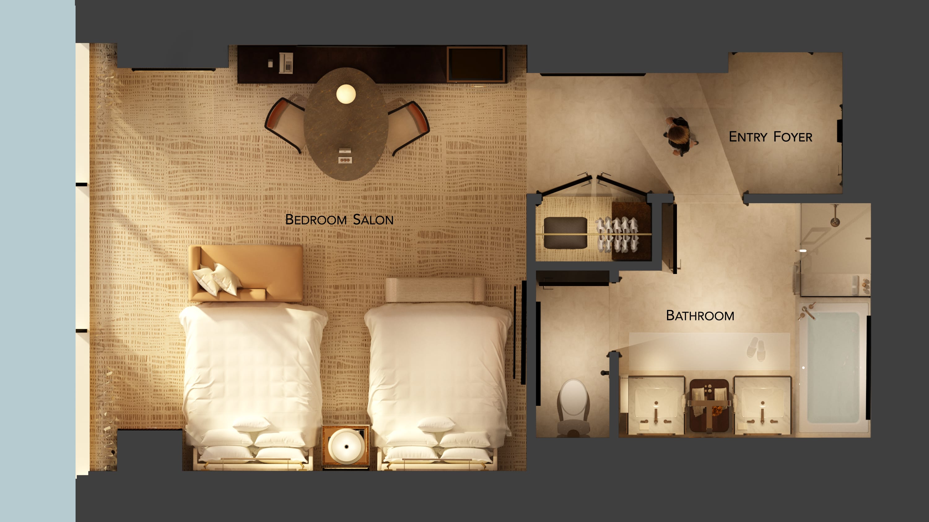 Wynn Tower Suite Two Queens | Luxury Hotel Suites | Wynn Las Vegas